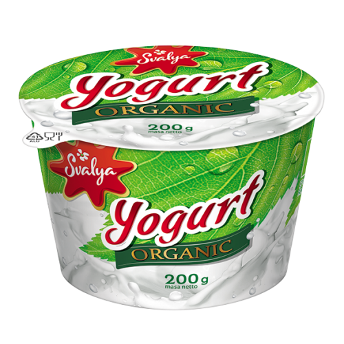 Organic yogurt