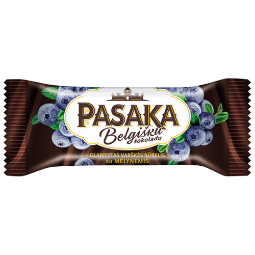 Belgišku šokoladu glaistytas sūrelis